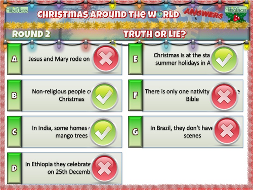 Christmas Quiz | Teaching Resources