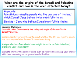 Israel and Palestine | Teaching Resources