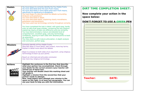 Hinduism and Buddhism Assessment | Teaching Resources