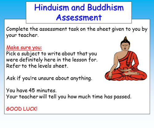 Hinduism and Buddhism Assessment | Teaching Resources