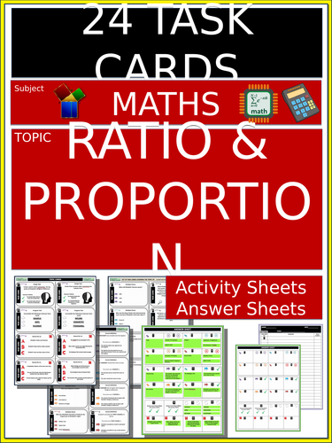Ratio - Maths | Teaching Resources