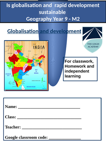 KS3-Globalisation and development Booklet and Lessons MYP | Teaching ...