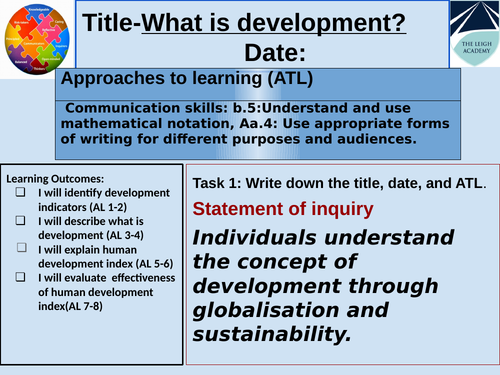 KS3-Globalisation and development Booklet and Lessons MYP | Teaching ...