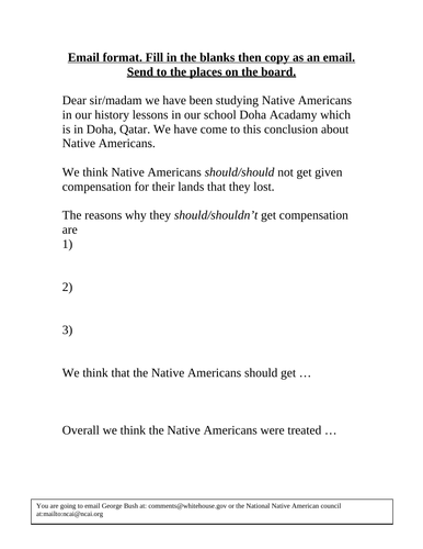 Native American series of lessons | Teaching Resources