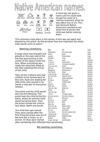 Native American series of lessons | Teaching Resources