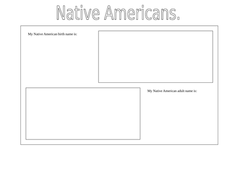 Native American series of lessons | Teaching Resources