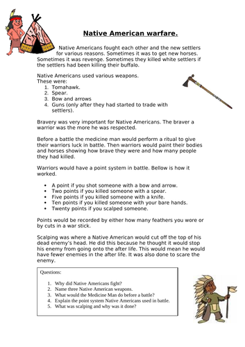 Native American series of lessons | Teaching Resources