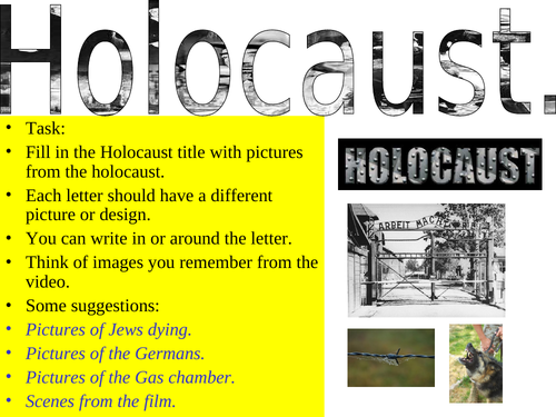 The Holocaust - a series of lessons | Teaching Resources