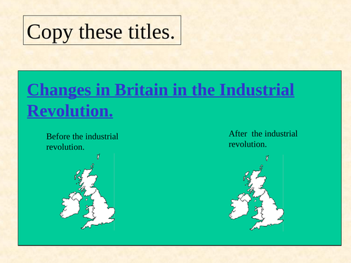 Industrial revolution. | Teaching Resources