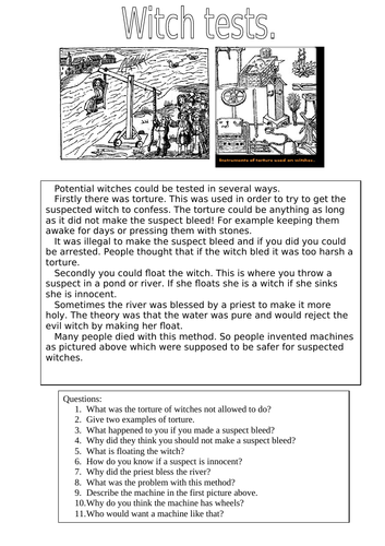 Witchcraft | Teaching Resources