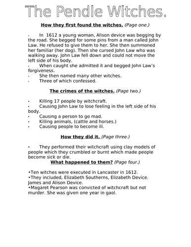 Witchcraft | Teaching Resources