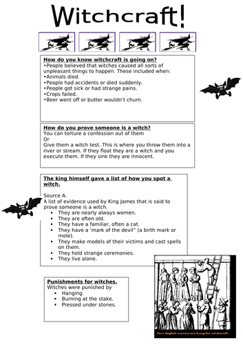 Witchcraft | Teaching Resources