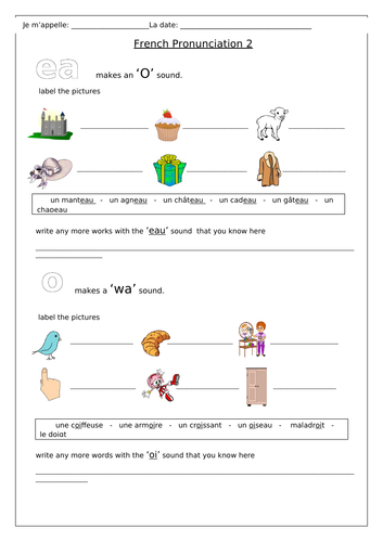 FRENCH PRONUNCIATION - An Introduction | Teaching Resources