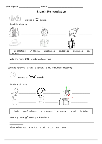 FRENCH PRONUNCIATION - An Introduction | Teaching Resources