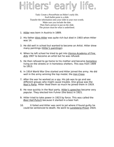 Rise of Hitler unit. | Teaching Resources