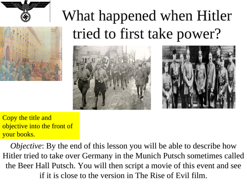 Rise of Hitler unit. | Teaching Resources