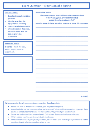 AQA Combined Science - Physics Required Practical Packs | Teaching ...