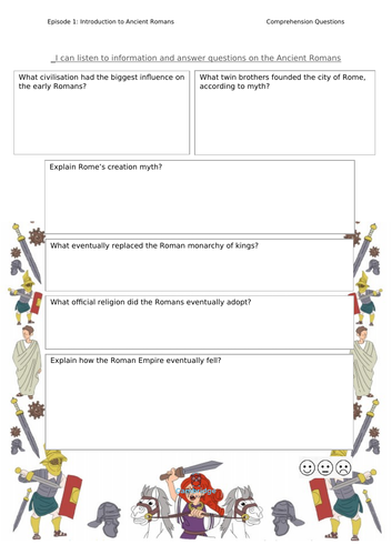 Who were the Romans? | Distance Learning | Audio & Comprehension ...