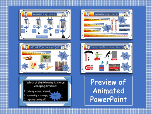 Forces - What is a Force? - Distance Learning and Homeschool for KS3 ...