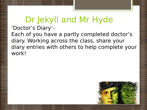 Strange Case of Dr Jekyll and Mr Hyde | Teaching Resources