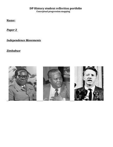 IB DP History Paper 2 student reflection worksheets | Teaching Resources