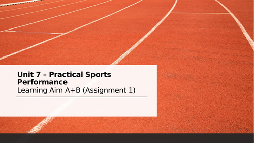 Unit 7 Practical Sports Performance Pack | Teaching Resources