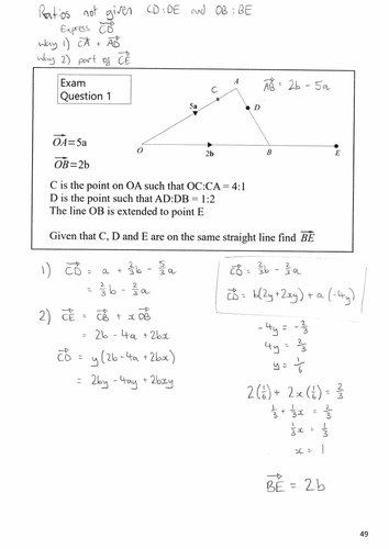 GCSE 9-1 Vector Proof | Teaching Resources