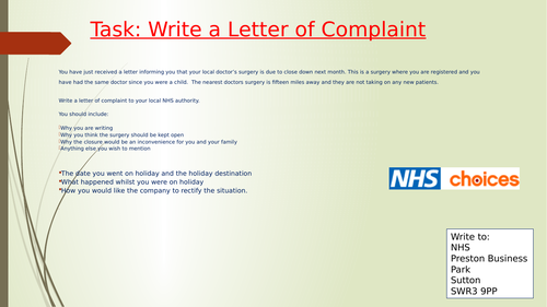 Functional Skills English - E3 / Level 1 Writing Tasks | Teaching Resources