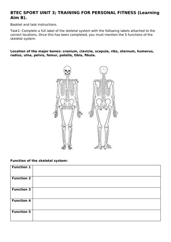 BTEC Sport Level 2 Unit 3 Learning Aim B | Teaching Resources