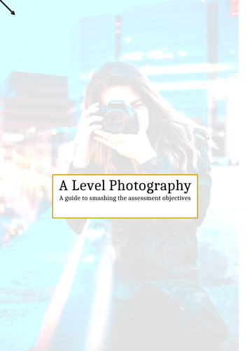 Photography Course Guide Booklet | Teaching Resources