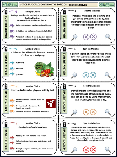Healthy lifestyles | Teaching Resources