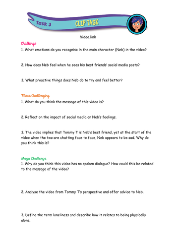 Friendship and Feeling Left Out | Teaching Resources