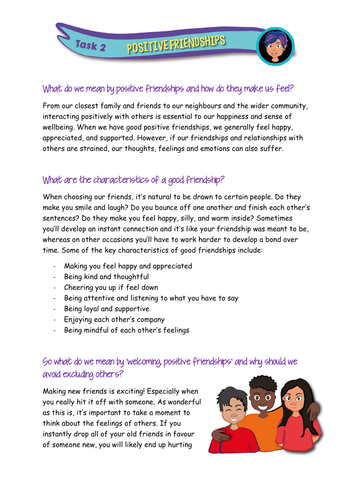 Friendship and Feeling Left Out | Teaching Resources