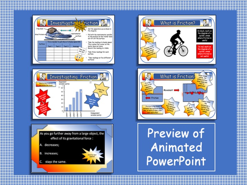 Forces - What is Friction?- Distance Learning and Homeschool for KS3 ...