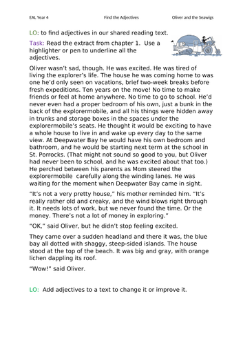 Oliver and the Seawigs EAL book resources Y4 | Teaching Resources