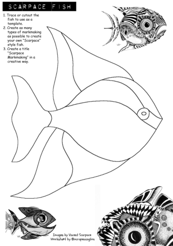 *ART COVER* Fantastic Vincent Scarpace Cover lesson | Teaching Resources