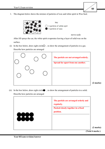 Answer script for Revision 1 & 2 | Teaching Resources