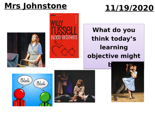 Blood Brothers: Mrs Johnstone and Mrs Lyons | Teaching Resources