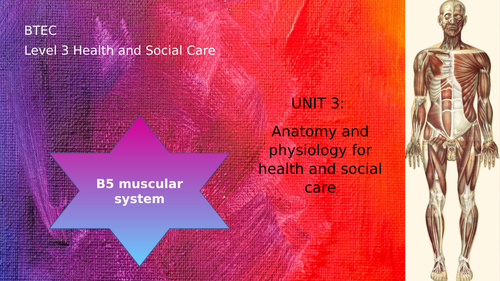 BTEC Unit 3: A & P resources Section B4 B5 Muscular Skeletal | Teaching ...