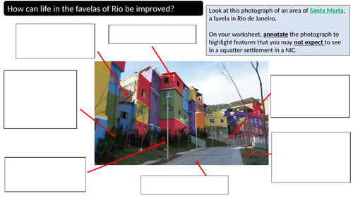 KS4 Changing Urban Environments Rio De Janeiro condensed case study ...