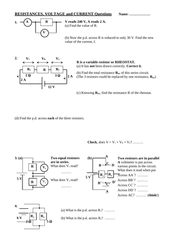 Direct Current Electricity - all you need to know about circuits with ...