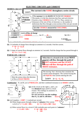 Direct Current Electricity - all you need to know about circuits with ...
