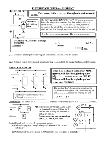 Direct Current Electricity - all you need to know about circuits with ...
