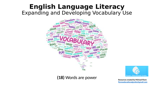 KS4 English Literacy: (18) Expanding Vocabulary | Teaching Resources