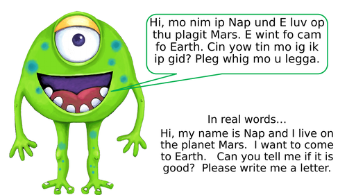 Sort the alien and real words - set 1 2 3 RWI and cotton bud paint ...