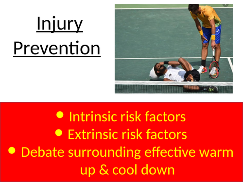 A Level PE: Injury prevention (intrinsic & extrinsic risk factors ...