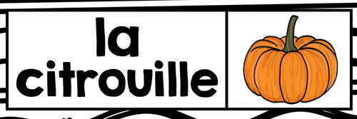 PRIMARY FRENCH FRUITS WORD WALL | Teaching Resources