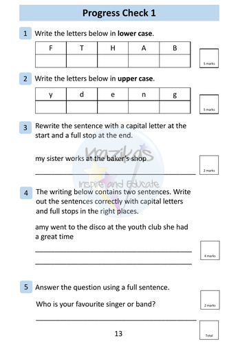 English Functional Skills Entry Level 1 Writing Workbook | Teaching ...