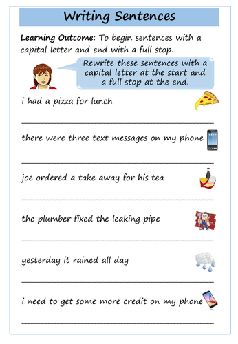 English Functional Skills Entry Level 1 Writing Workbook | Teaching ...