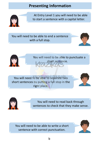 English Functional Skills Entry Level 1 Writing Workbook | Teaching ...